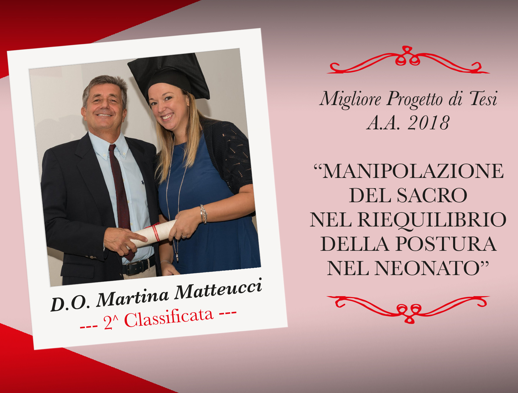 2° posto Miglior Tesi 2018, Martina Matteucci